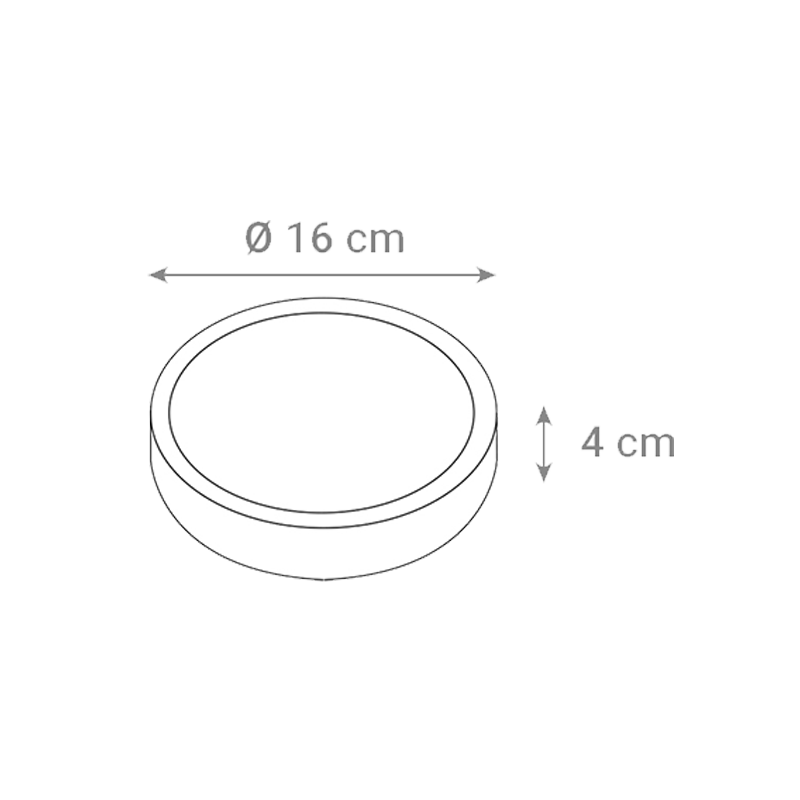 Led panel okrugli nadgradni 12W 6500K - Bombilla